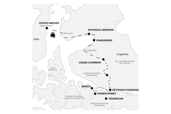 Tierra del Fuego en un viaje único de 6 noches