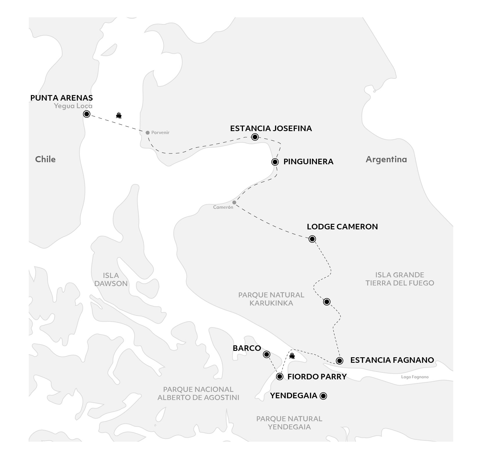 Tierra del Fuego en un viaje único de 6 noches